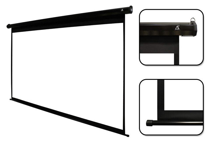 AKIA SCREENS 110" 16:9 4K Ultra HD 3D ELECTRIC MOTORIZED PROJECTOR ...