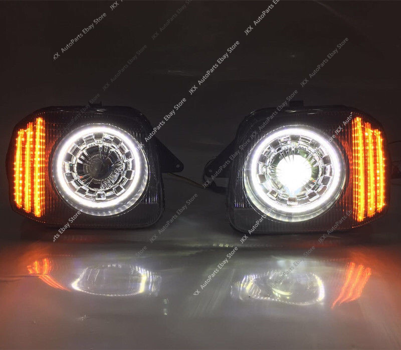 COB Lens Headlights Projector LED Turn Lamps x For Suzuki Jimny JB23 ...