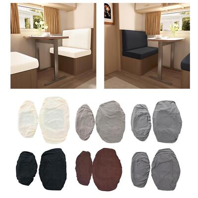 RV Dinette Cushion Covers Elastic Washable Easy to Install RV Sofa ...