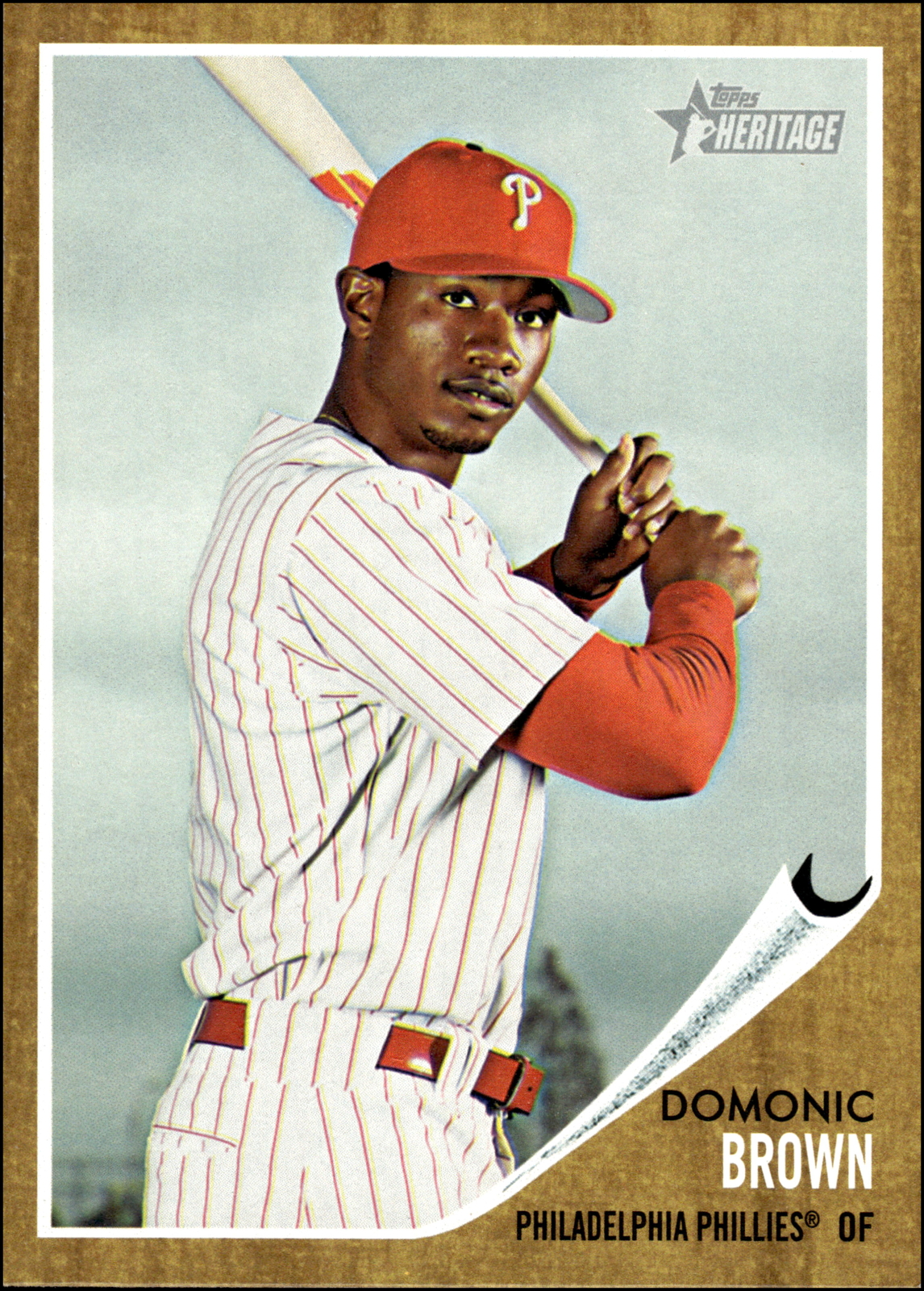 2011 Topps Heritage #104 Domonic Brown Philadelphia Phillies | eBay