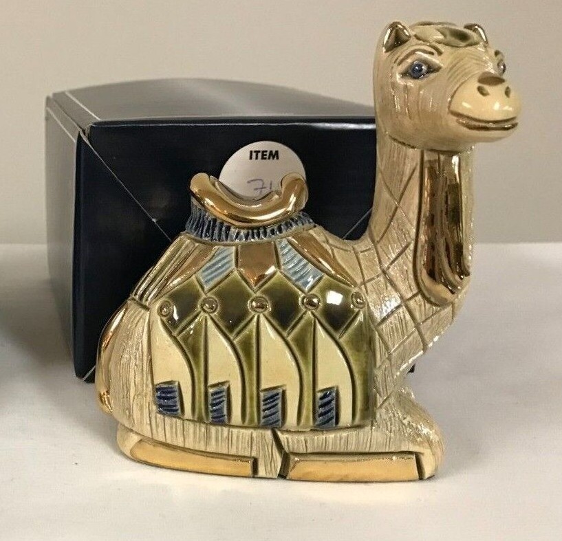 DeRosa Rinconada Figurine; Elephant Camel Horse Rhino Zebra $32-85, You ...