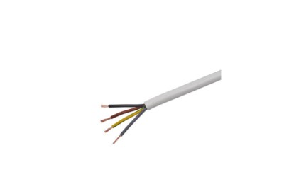 4 Core Round Flex White Cable 3184Y 0.75mm² 1mm² 1.5mm² 2.5mm² Choice ...