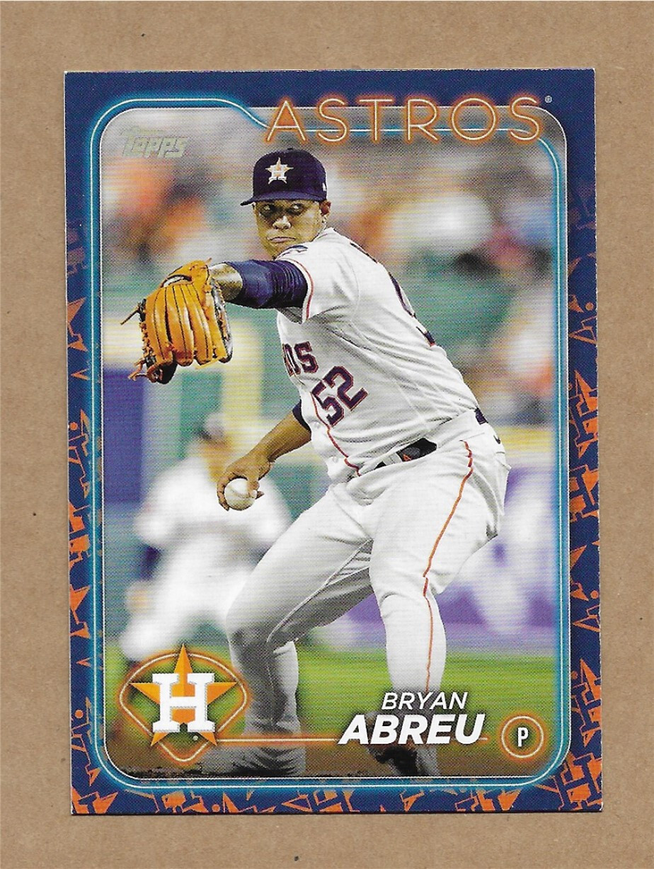 2024 Topps Series 2 #438 Bryan Abreu Team Color Border Variation ...