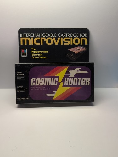 Microvision Cosmic Hunter Milton Bradley MB BRAND NEW SEALED NOS VGC ...