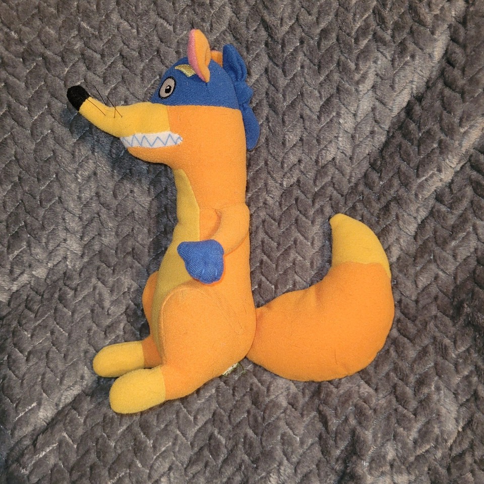Dora the Explorer Swiper Plush Stuffed Animal Toy Nickelodeon Orange ...