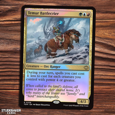 Temur Battlecrier - Tarkir Dragonstorm - FOIL - Magic the Gathering | eBay