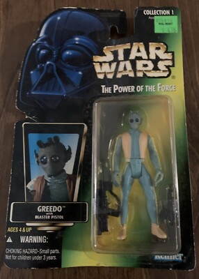 Kenner Star Wars Potf Red Card Greedo Action Figure 76930842010| eBay