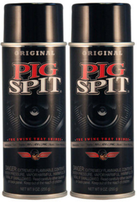 PIG SPIT "Original" Spray Cleaner Detailer 9 oz Can - Qty (2) (PSO) 83 ...