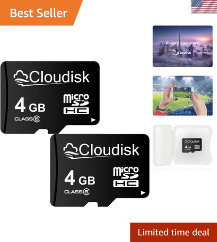 Durable 4GB Micro SD Card Pack - X-Ray Proof & Shockproof with SD ...