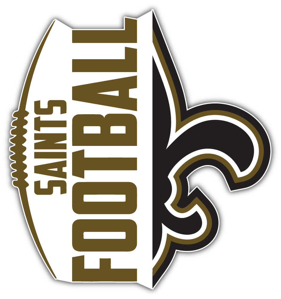 New Orleans Saints Football NFL Sport Logo Car Bumper Sticker Decal ...