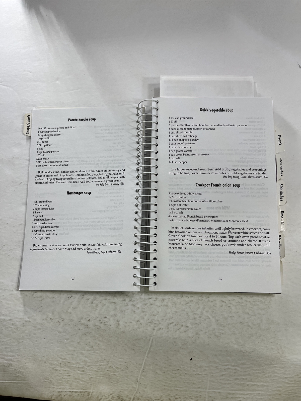 VTG Cookbook Ethnic Czech Bohemian Germans from Russia Norwegian ...