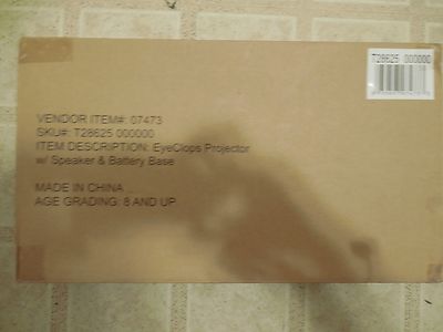 Jakks Pacific EyeClops Projector with Speaker & Battery Base-Model ...