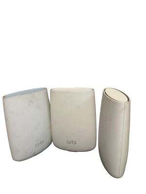 Netgear Orbi RBR50/RBS50 Mesh Wi-FI Router and 2 Satellite with power ...