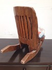 Antique Primitive carved log Child's Rocking Chair, 19th century | eBay