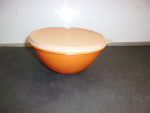 Vintage Tupperware 235 Orange Bowl 7" Diameter 3" T | eBay