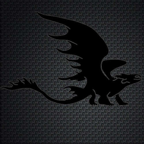 Toothless Dragon Sticker How To Train Your Dragon car window truck | eBay