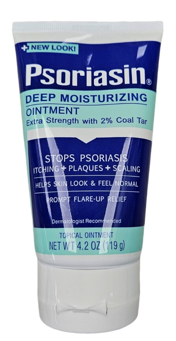 PSORIASIN Coal Tar Ointment for Psoriasis 4.2oz -- | eBay
