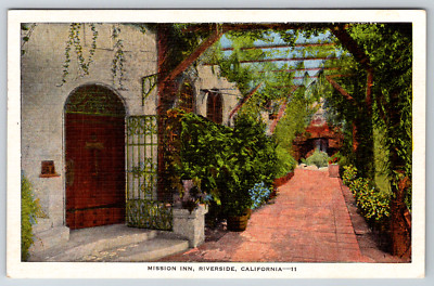 1950s Mission Inn Riverside California Vintage Postcard | eBay