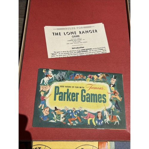 Vintage Rare 1938 The Lone Ranger Board Game Complete Pristine | eBay