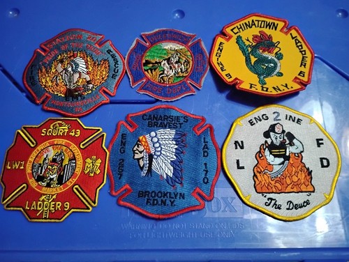 6 FIRE Department & Emergency Rescue Patches All Unique | eBay