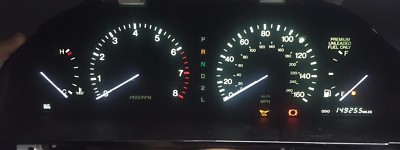 1993 1994 Lexus LS400 LS 400 Gauge Cluster Speedometer Fully Rebuilt | eBay