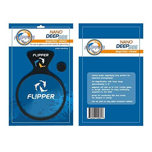 FL!PPER Aquarium Magnifier Magnetic Viewer – Fish Tank Magnifying Glass ...