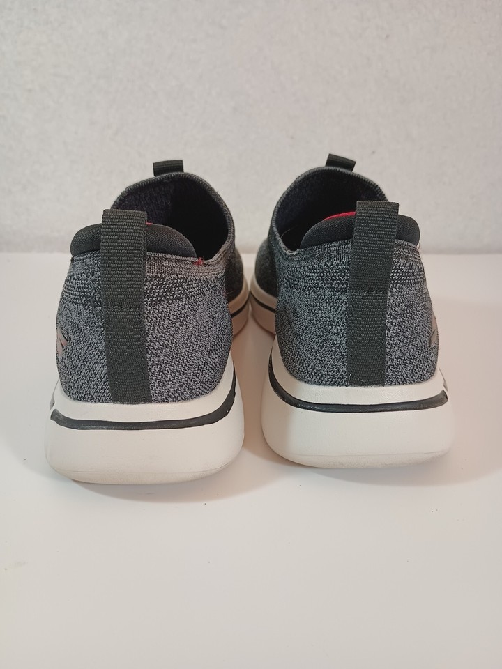 Men's Skechers, Size 8 GO WALK Arch Fit - Linear Axis 216256-BKRD Black ...