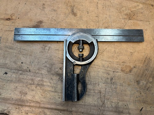 Starrett No. 10 Patent Inclinometer Combination Square Machinist ...