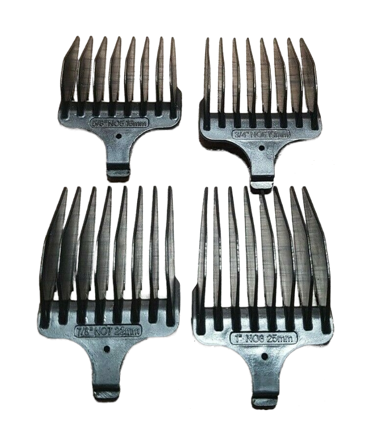 Wahl Trimmer Lihium Ion T Blade Hair Guide Comb Set 16 mm to 25 mm OEM ...