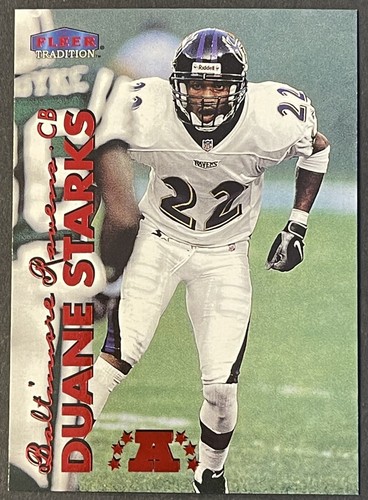 1999 Fleer Tradition Football Card #194 Duane Starks | eBay