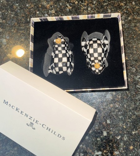 Brand New Mackenzie Childs Cosmique Frogs Salt/Pepper | eBay