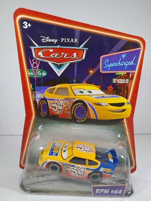 Disney Pixar Cars Movie Supercharged RPM # 64 Die cast Car Mattel L4148 ...