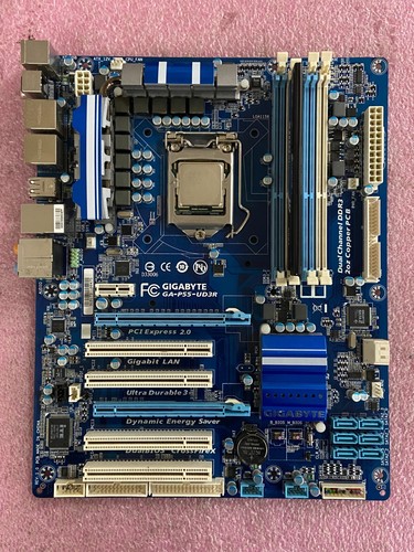 GIGABYTE GA-P55-UD3R LGA 1156 DDR3 Motherboard w/CPU & 2GB RAM | B883 ...