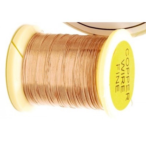Fly Tying Copper Wire 2 spools, 1 Fine & 1 Heavy good for Nymph and Bug ...