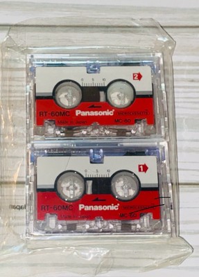 Panasonic Microcassettes RT-602MC, package of two New Open Package 4 ...