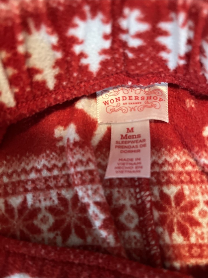 Target Wondershop Fleece Pajama Pants Mens Medium | eBay