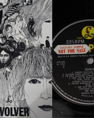 Beatles PROMO WITHDRAWN REVOLVER MONO UK 1ST PRESS RARE Mix 606-1 VINYL ...