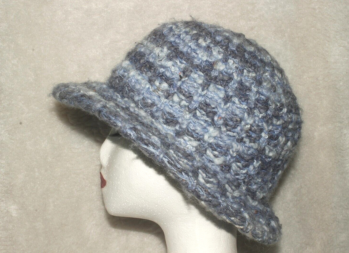 VINTAGE BEN BERGER Womens Fedora Hat Wool Blend Knitt… - Gem