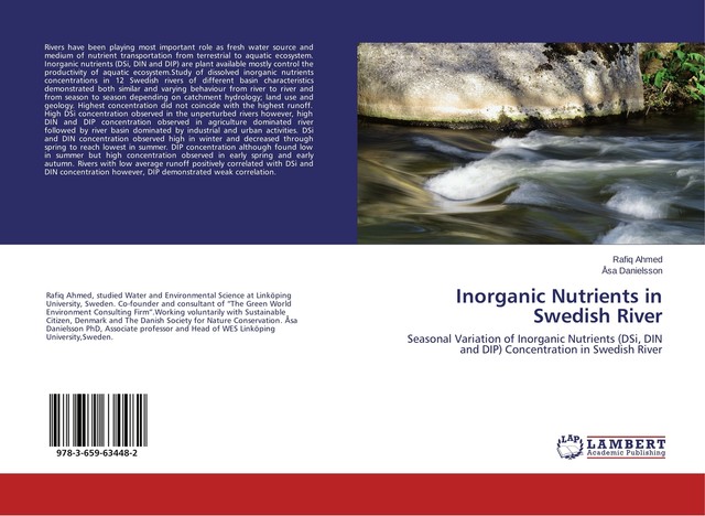 Inorganic Nutrients in Swedish River von Rafiq Ahmed (2014, Taschenbuch ...