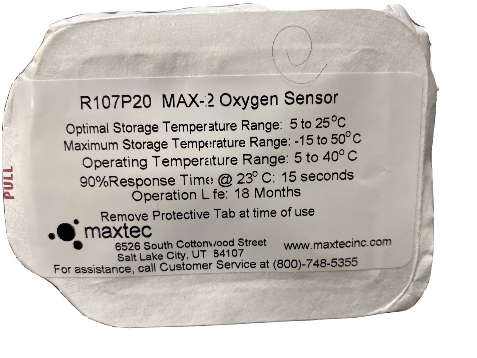 Maxtec MAX-2 Oxygen Cell | eBay