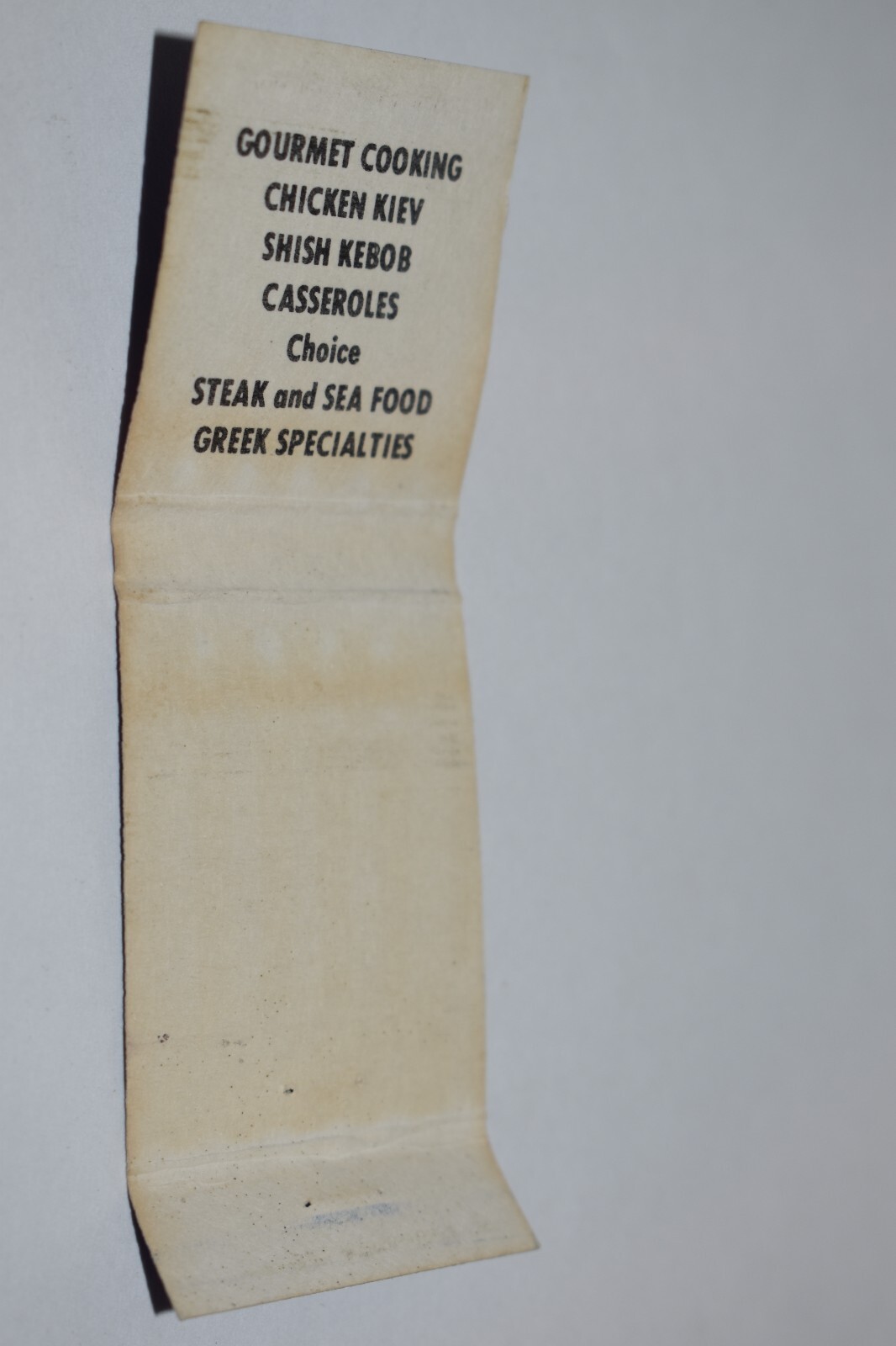 Linardo's Villa Springfield Ohio 20 Strike Matchbook Cover | eBay