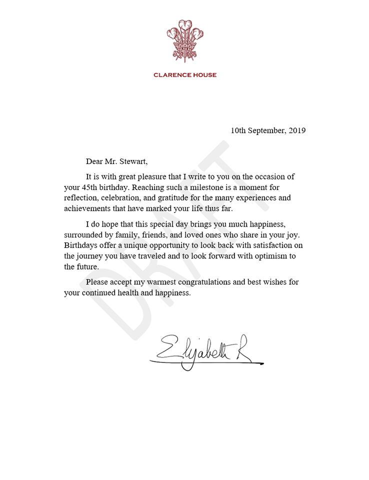 SIGNED Queen Elizabeth Personalized Buckingham Palace Letter | eBay