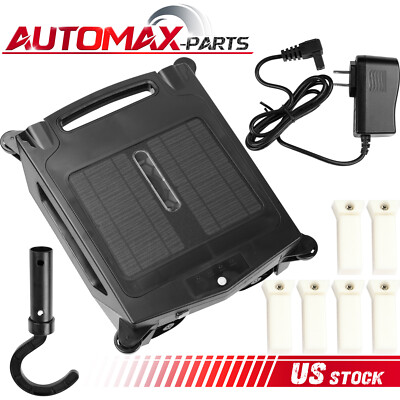 Solar Powered Pool Surface Cleaner Robot Cordless Pool Skimmer ...