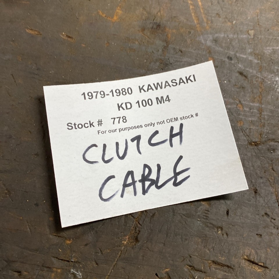 1979 Kawasaki KD 100 M4 Clutch Cable Used See Photos | eBay