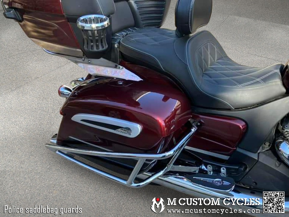 Police Saddlebag Crash Drop Guards for Indian Pursuit, Indian ...