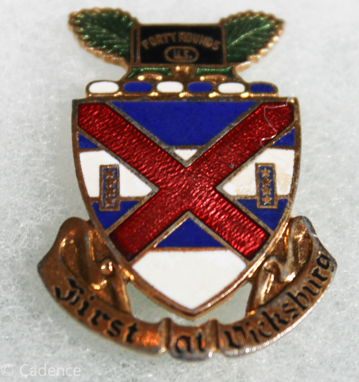 US WW2 Army 13th Infantry Regiment DI DUI Crest German Made ASSMAN ...