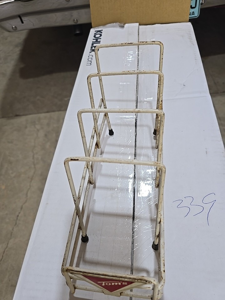 Vintage Tom's Peanut Metal Display Rack w/Logos, Lance Jar Sign Store ...