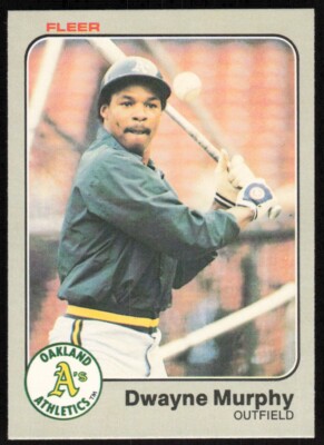 1983 Fleer Dwayne Murphy Oakland Athletics #528 | eBay