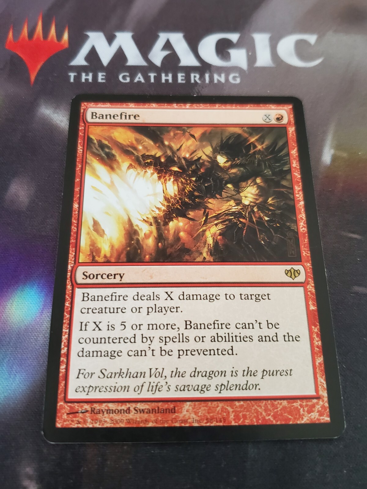 MTG. Banefire. Duel Decks: Speed vs. Cunning. Lp | eBay