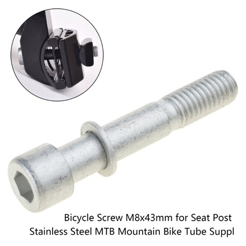 Stainless Steels Bicycles Seat Post Screw 8x43mm Corrosion Resistant ...